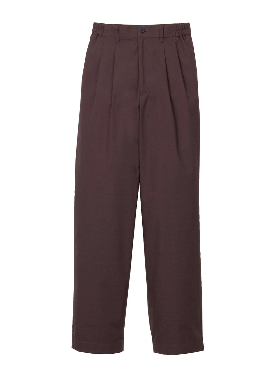 Shantung Double Pleated Pants Women – Unipro Japan